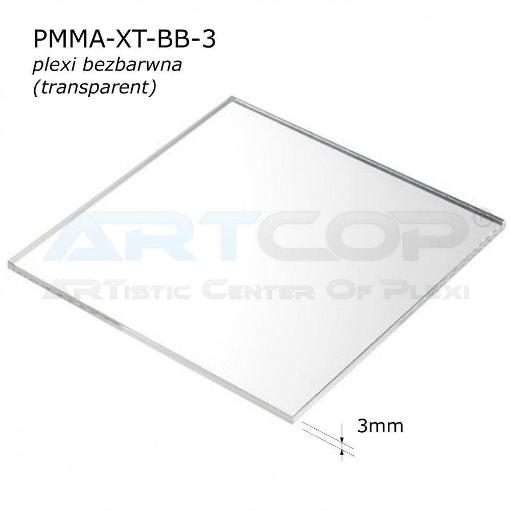 3mm - plexi bezbarwna na wymiar - detal - Artcop