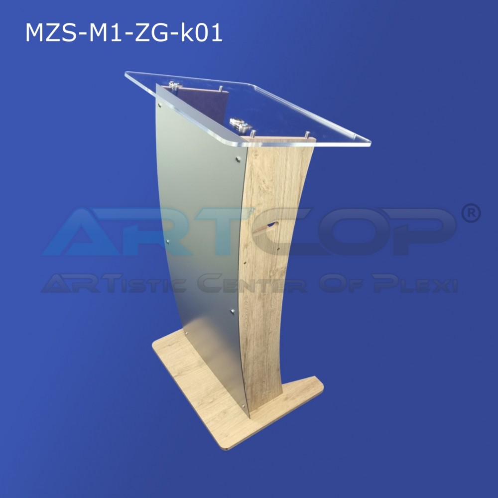 Lectern mzs-m1 bow leg made of waterproof plywood - Artcop