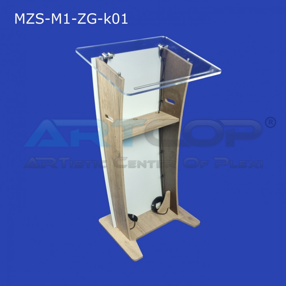 Lectern mzs-m1 bow leg made of waterproof plywood - Artcop
