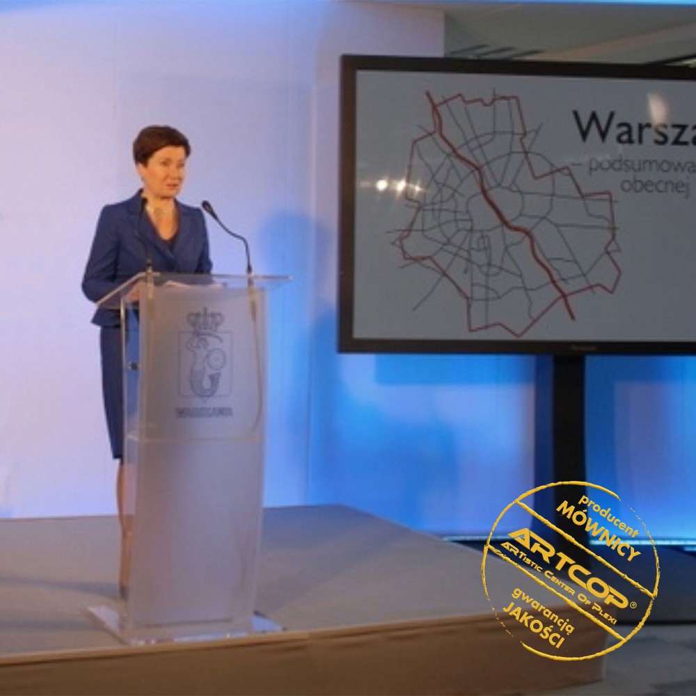 Lectern rostrum acrylic stage platform - Artcop