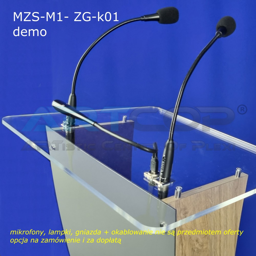 Lectern mzs-m1 bow leg made of waterproof plywood - Artcop