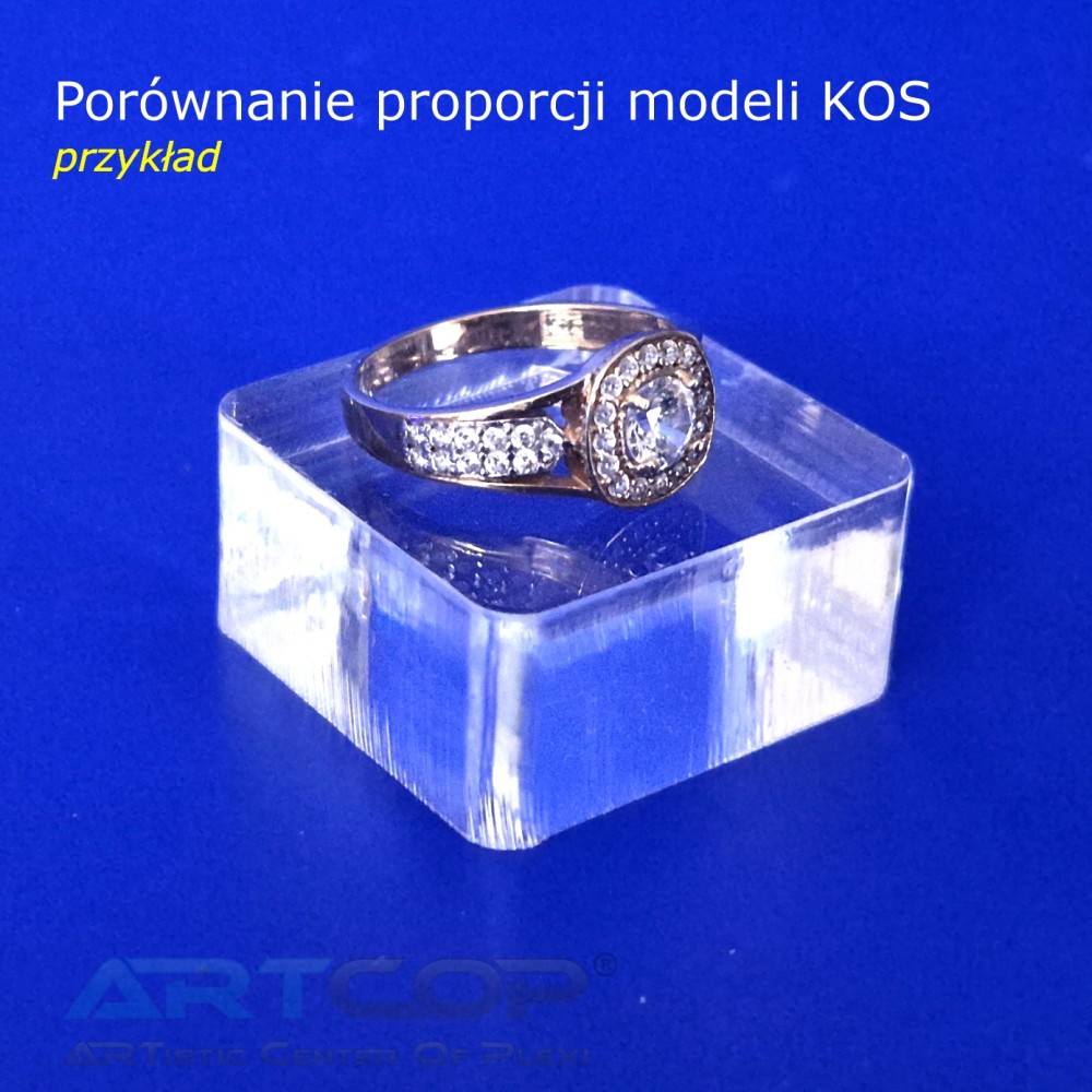 Kos-30x30x15 kostka z plexi - Strona 25 szt., podstawka, ekspozytor ...