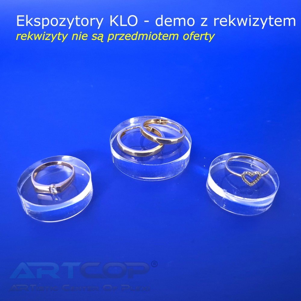 Podstawka, ekspozytor koło z plexi na biżuterię - Strona 10 szt. klo ...