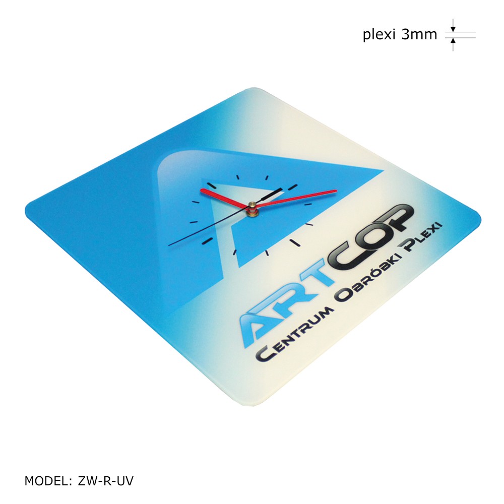 Wall clock - package of 10 pieces with custom printing - Artcop